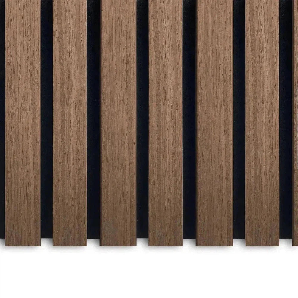Premium Smoked Oak Wooden Wall Panel | Acoustic Slat Walls