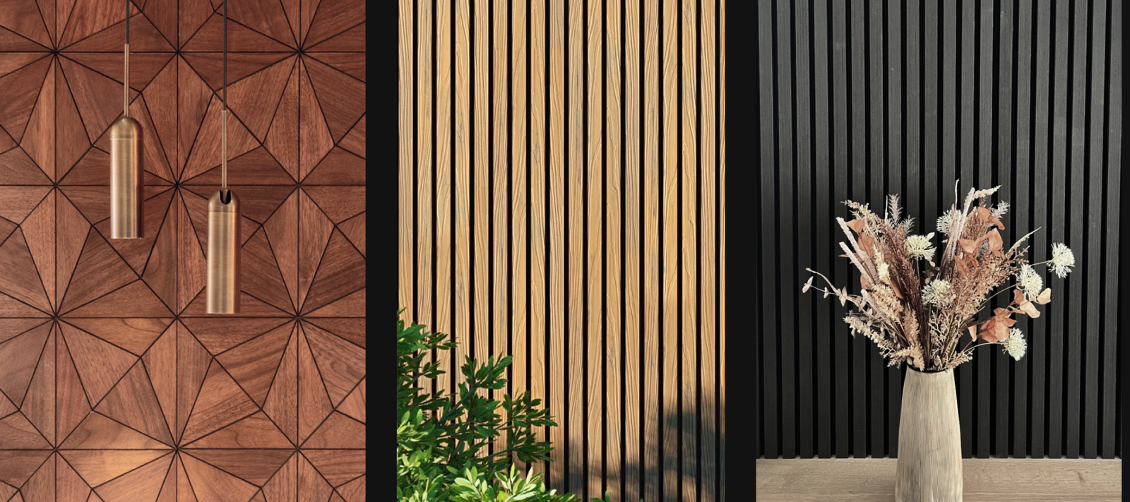 Premium Acoustic Wooden Slat Wall Panels | 3-sided | Aku Woodpanel
