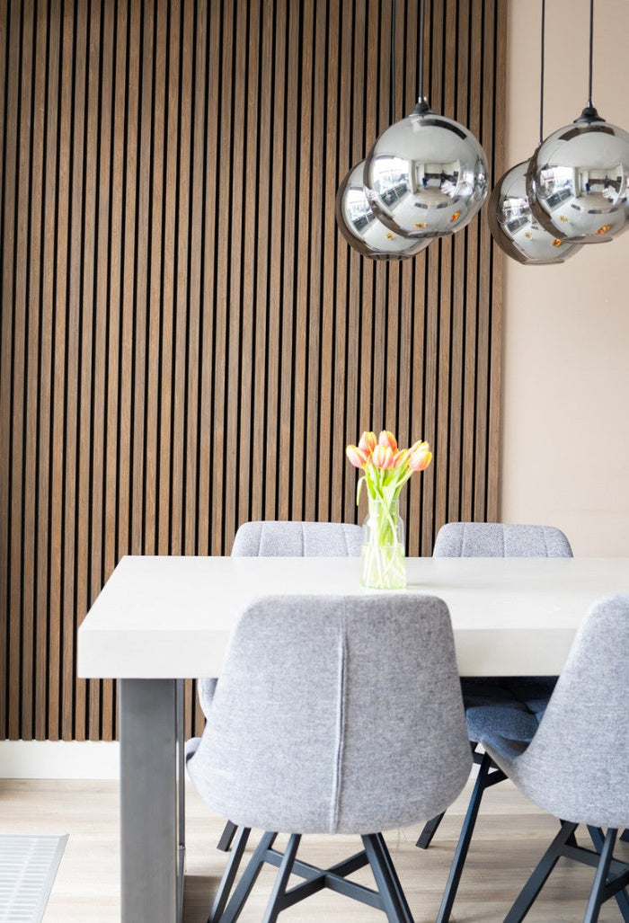 Premium Acoustic Wooden Slat Wall Panels | 3-sided | Aku Woodpanel