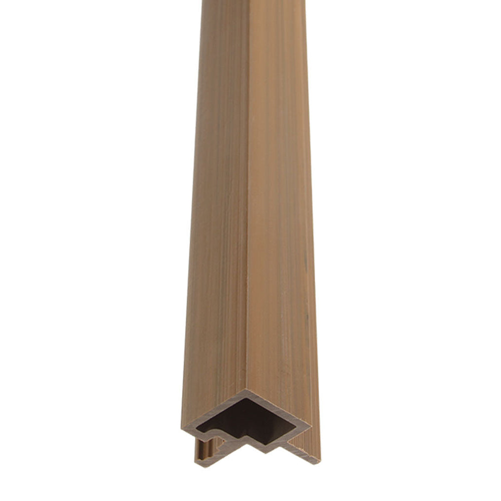Exterior Wall Cladding Oak Corner Trim 290CM | 3D Wood Grain