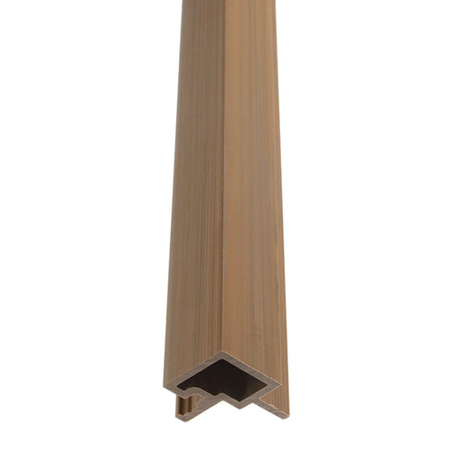 Exterior Wall Cladding Oak Corner Trim 290CM | 3D Wood Grain