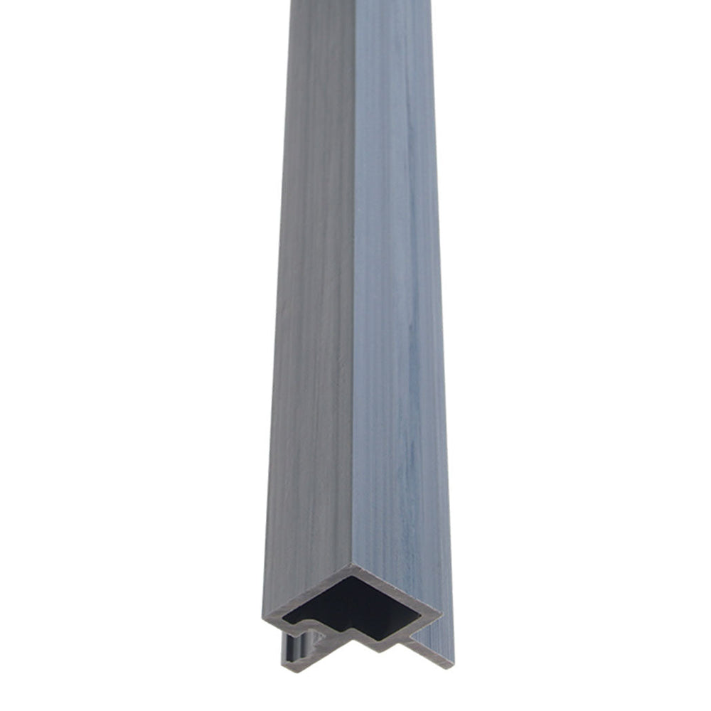 Exterior wall cladding - Stone Grey Corner Trim 290CM | 3D Wood Grain